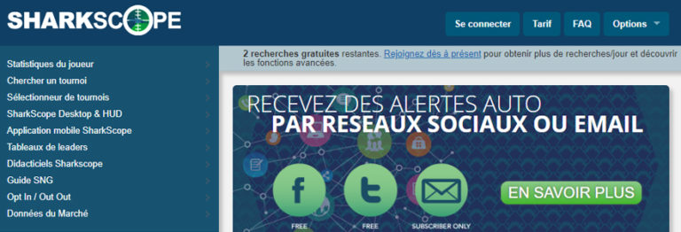 Comment utiliser sharkscope pour gagner au poker en ligne?